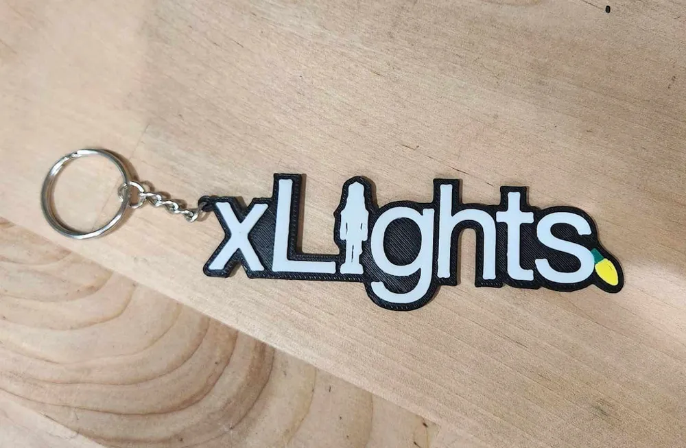 Xlights Christmas Ornament and Keychain by d_vallati - MakerWorld