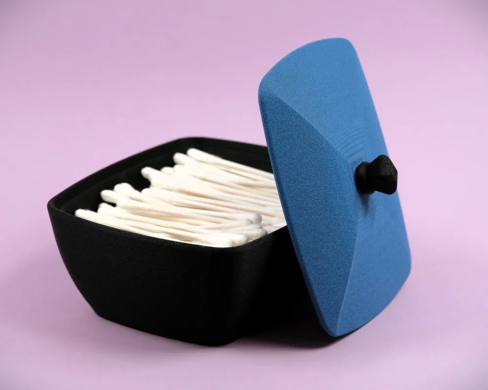 Sleek Q-Tip Jar / Cosmetic Container by Sakul - MakerWorld