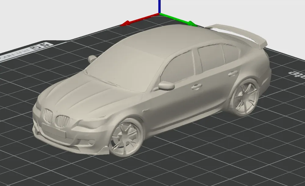 BMW e60 Ultra Realistic Sport Sedan (scale model) - Free 3D Print Model ...