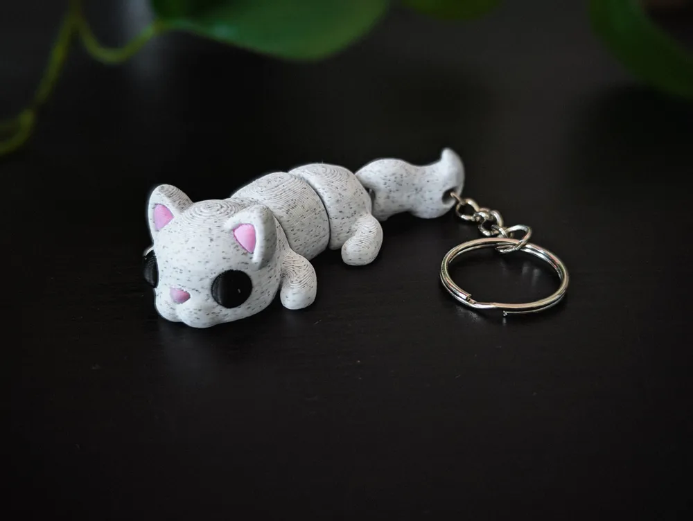 Flexi Cat (New Design!) by Symbiance MakerWorld: Download Free 3D Models