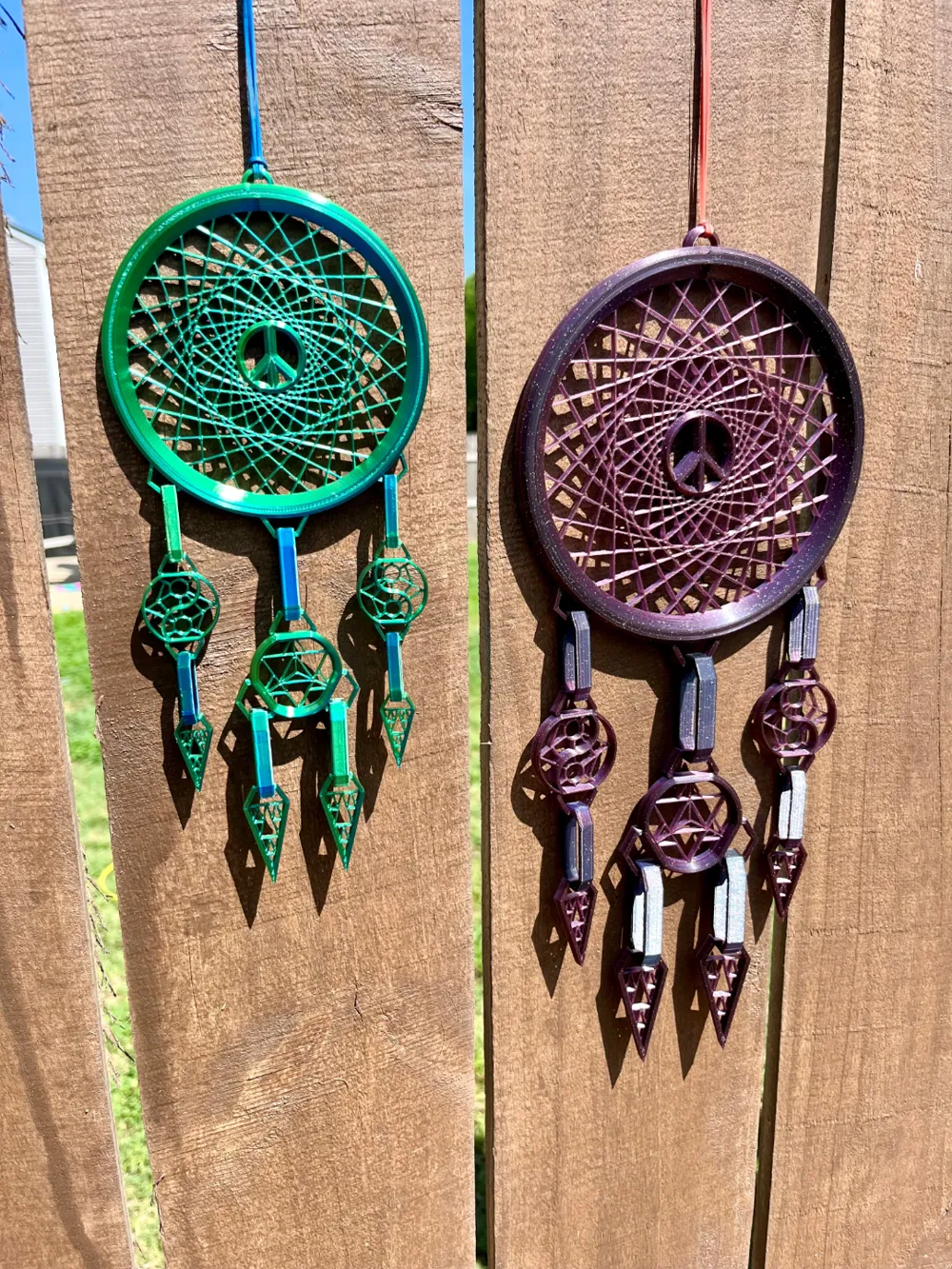 Trippy Print-In-Place Peaceful Dream Catcher - Free 3D Print Model ...
