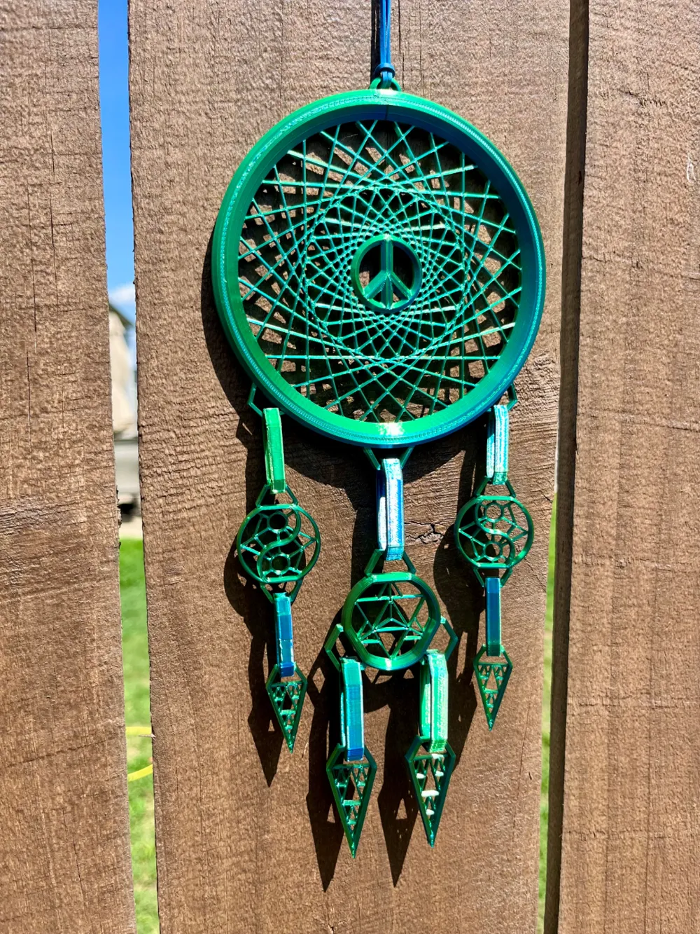 Trippy Print-In-Place Peaceful Dream Catcher - Free 3D Print Model ...