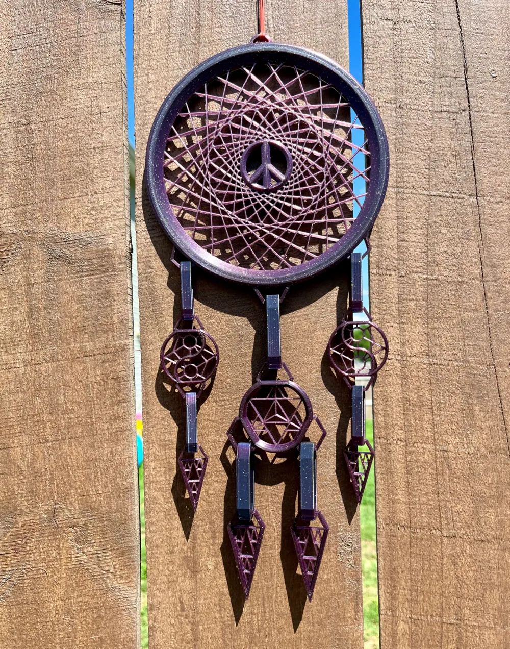 Trippy Print-In-Place Peaceful Dream Catcher - Free 3D Print Model ...