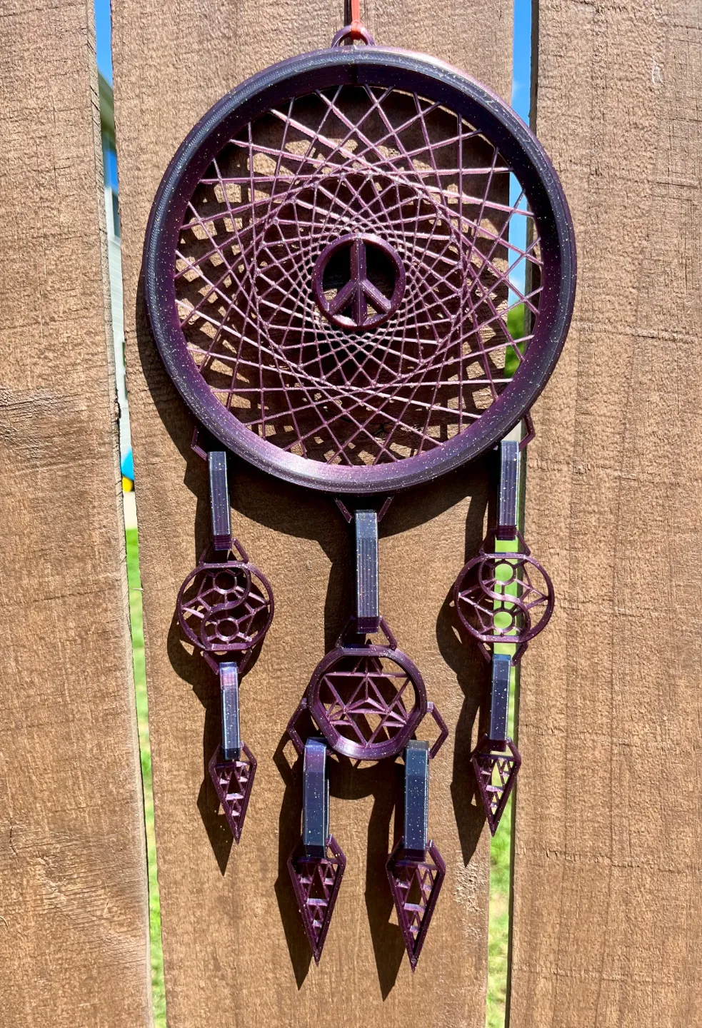 Trippy Print-In-Place Peaceful Dream Catcher - Free 3D Print Model ...
