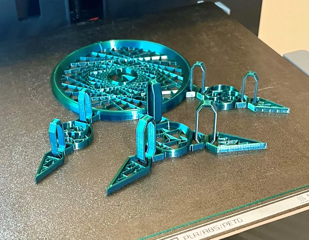 Trippy Print-In-Place Peaceful Dream Catcher - Free 3D Print Model ...