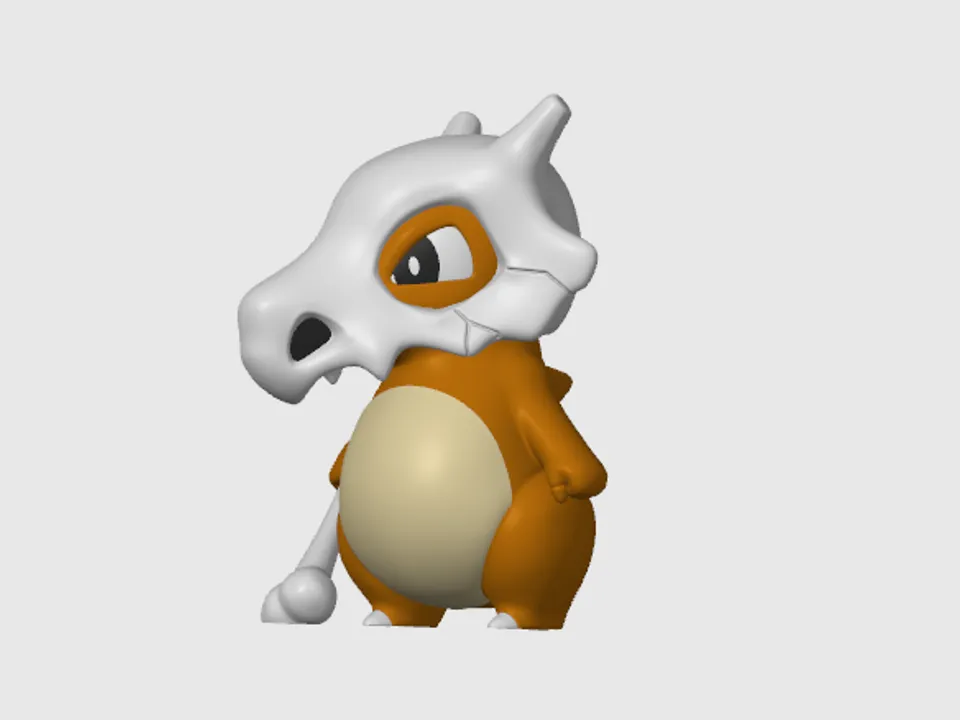 Cubone Multicolor by entroisdimensions_figurine MakerWorld: Download ...