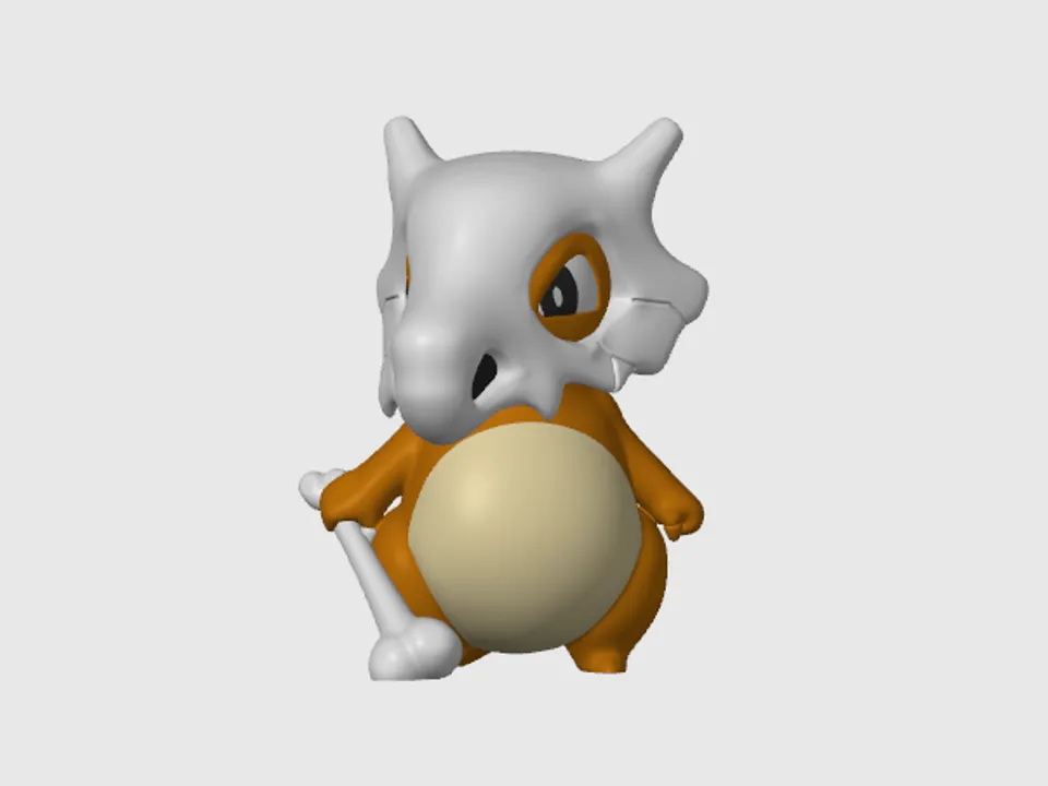 Cubone Multicolor by entroisdimensions_figurine MakerWorld: Download ...