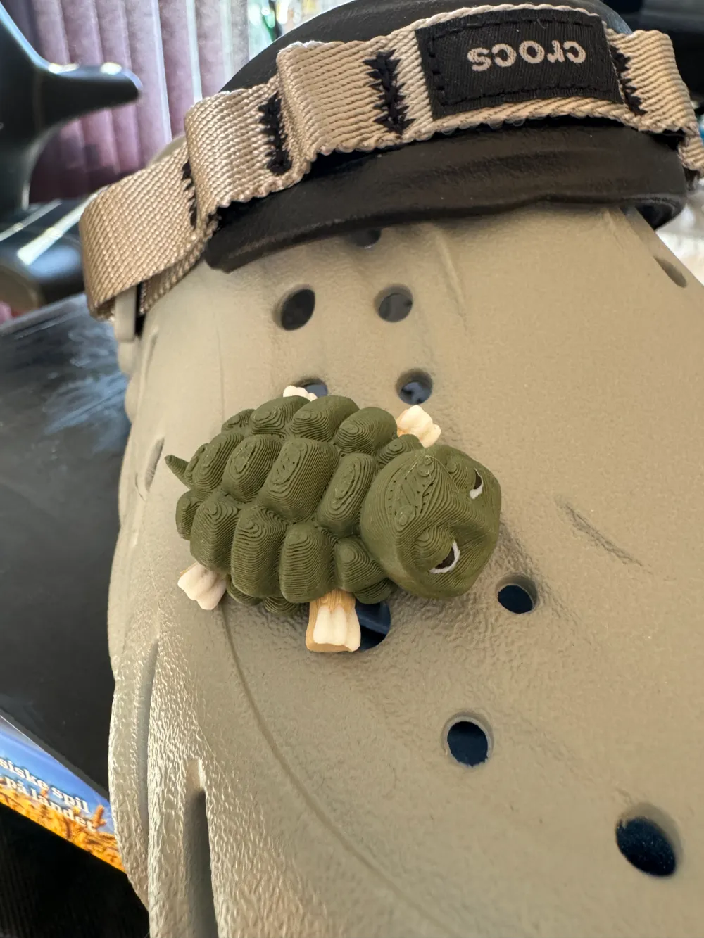 Cute turtle charm for the Croc shoes :) by Kugelmann - MakerWorld