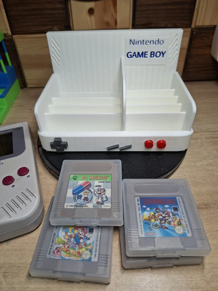 Retro Nintendo GAME BOY Holder & Cartridge Storage - Free 3D Print ...