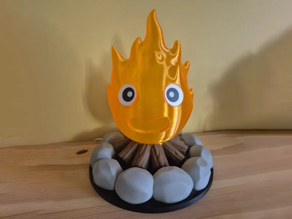 Calcifer Night Light - Free 3D Print Model - MakerWorld