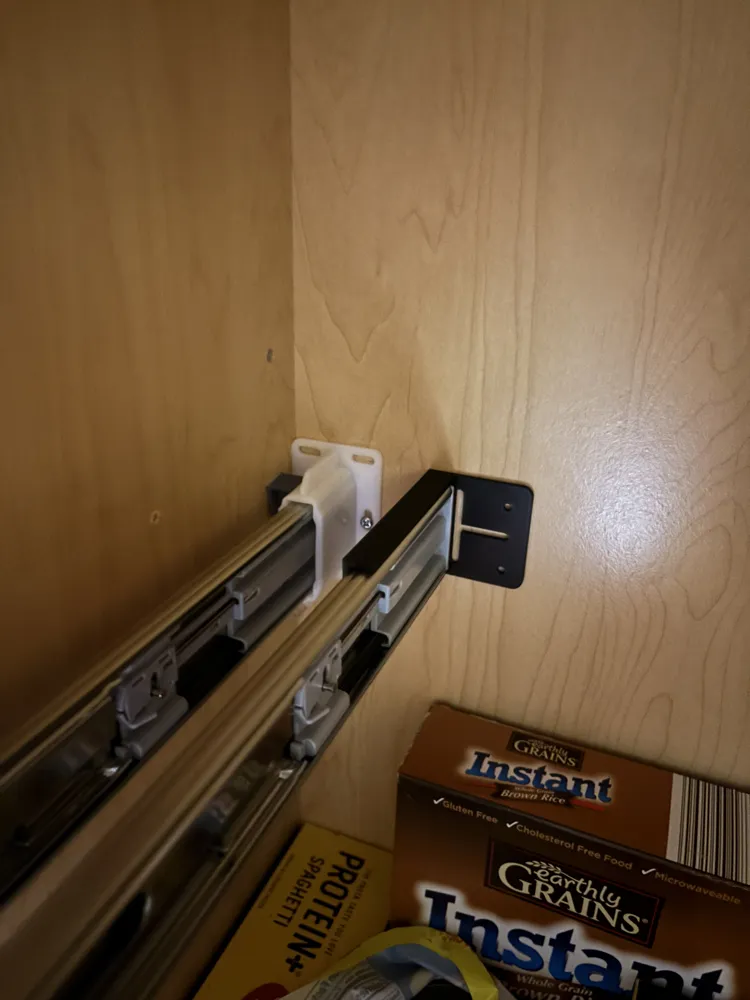 Drawer Slide Slide Bracket | Rear Mount - Free 3D Print Model - MakerWorld