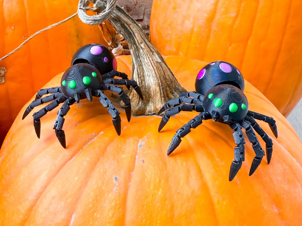 Flexi Spider - Free 3D Print Model - MakerWorld