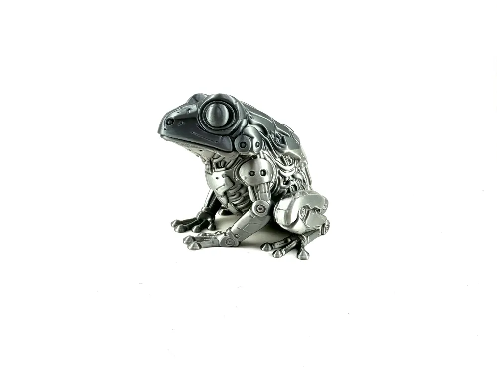 RoboFrog! The cute mechanical frog companion by ChainsawGraphics ...