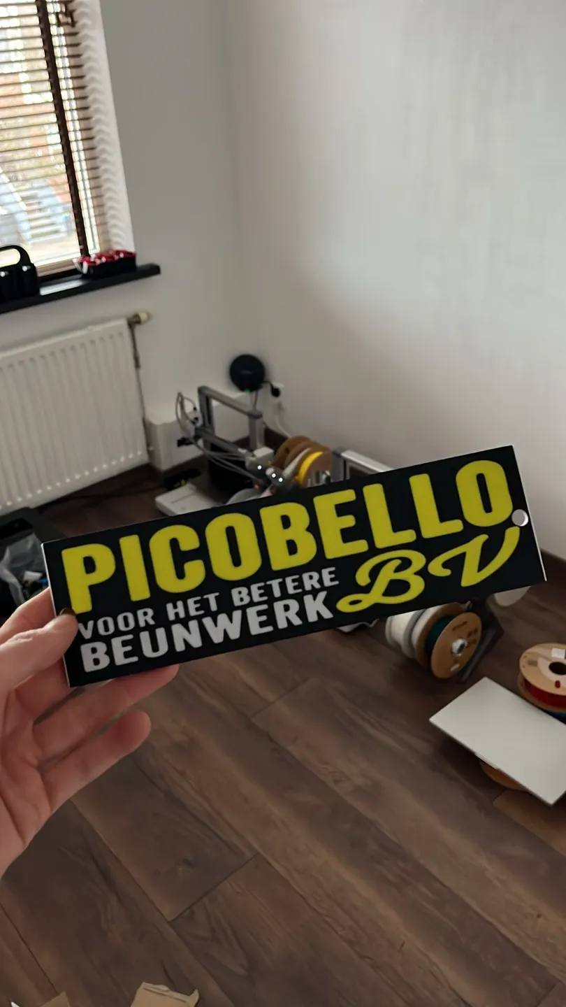 PicoBello Bv Window sign by WessyNL - MakerWorld