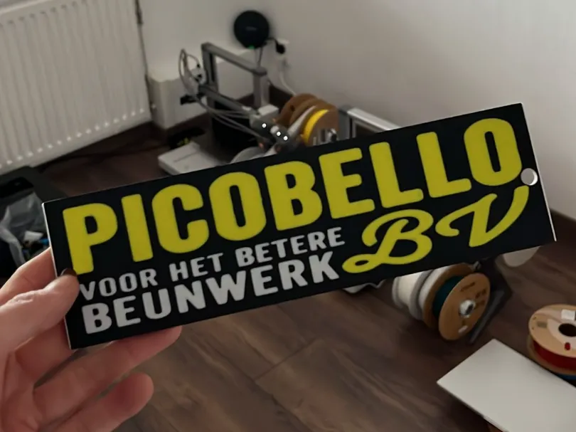 PicoBello Bv Window sign by WessyNL - MakerWorld
