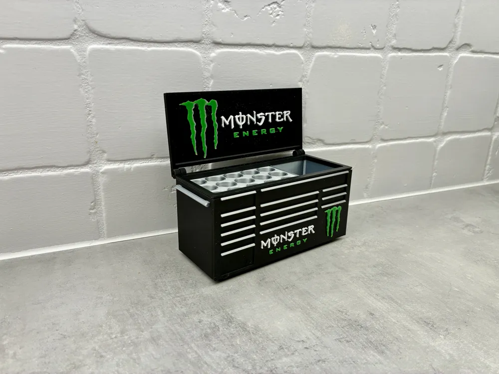 Monster Inspired fan art Desk work toolbox by Mrtk1970 MakerWorld ...