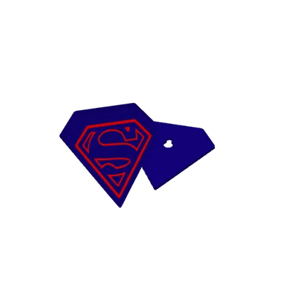 Superman Logo LED Light Box with Stand by Wizard7741 - MakerWorld