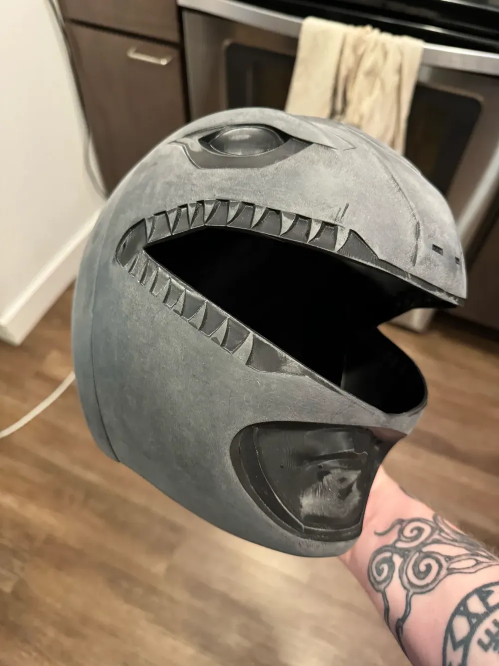 Red Power Ranger Helmet by StarPlayer MakerWorld: Download Free 3D Models