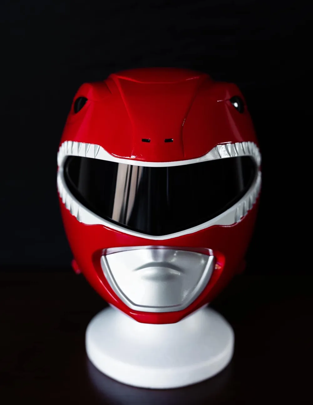 Red Power Ranger Helmet by StarPlayer MakerWorld: Download Free 3D Models