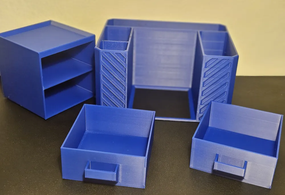 Large Desktop Organizer With Drawers by Vostok Labs MakerWorld ...