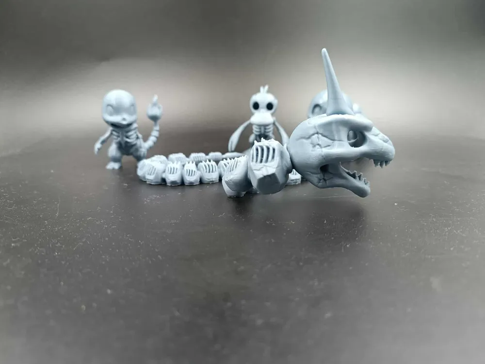 Onyx Skeleton Pokemon Kawaii - Anime -Toy - Free 3D Print Model ...