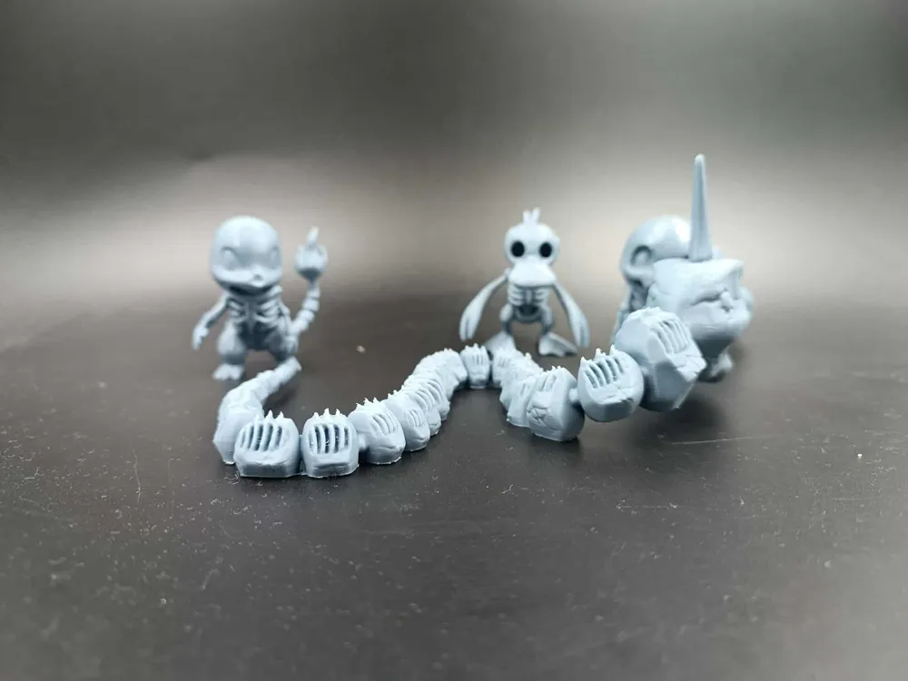Onyx Skeleton Pokemon Kawaii - Anime -Toy - Free 3D Print Model ...