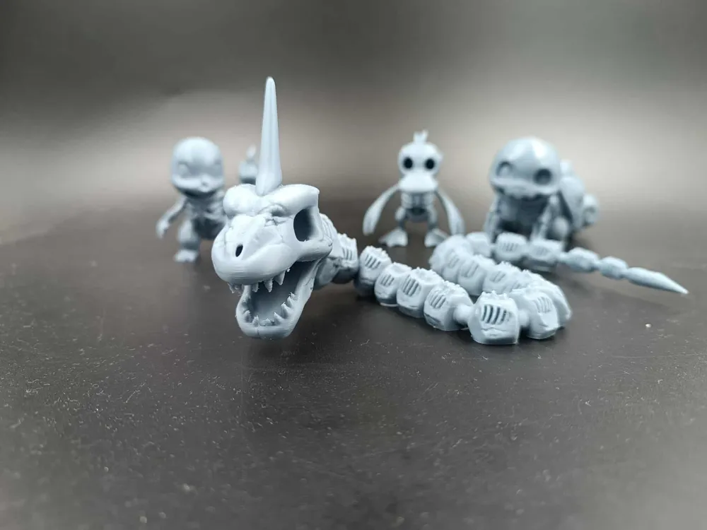 Onyx Skeleton Pokemon Kawaii - Anime -Toy - Free 3D Print Model ...