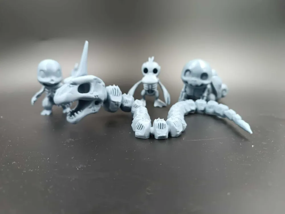 Onyx Skeleton Pokemon Kawaii - Anime -Toy - Free 3D Print Model ...