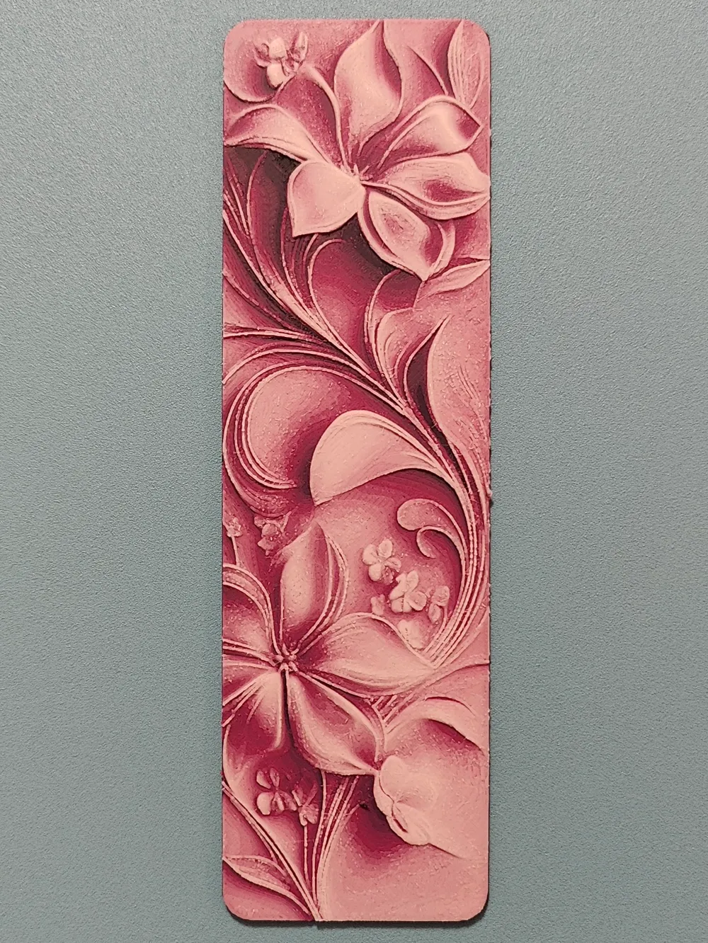 Summer Floral Bookmark - Hueforge by Sarge MakerWorld: Download Free 3D Models