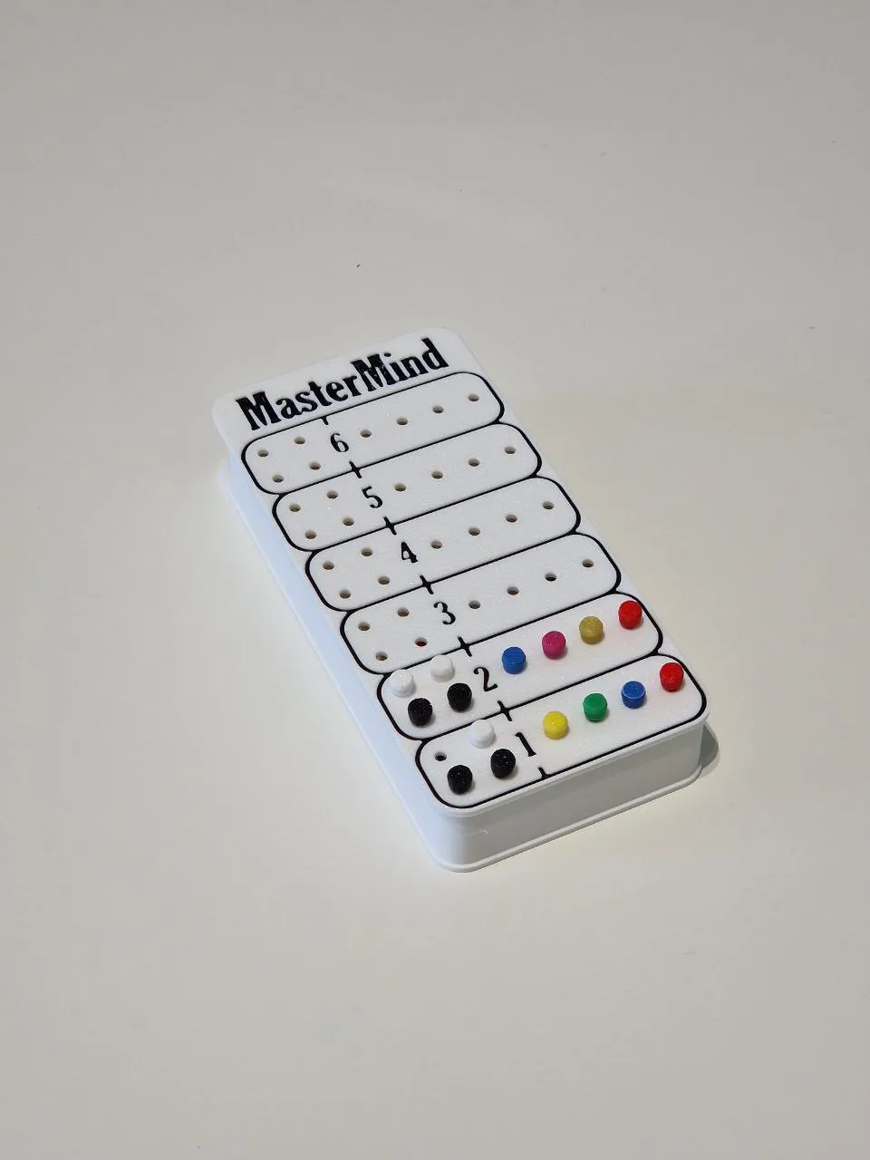 MasterMind Brake the Code Mini Pocket Boardgame by Hodzinets MakerWorld: Download Free 3D Models
