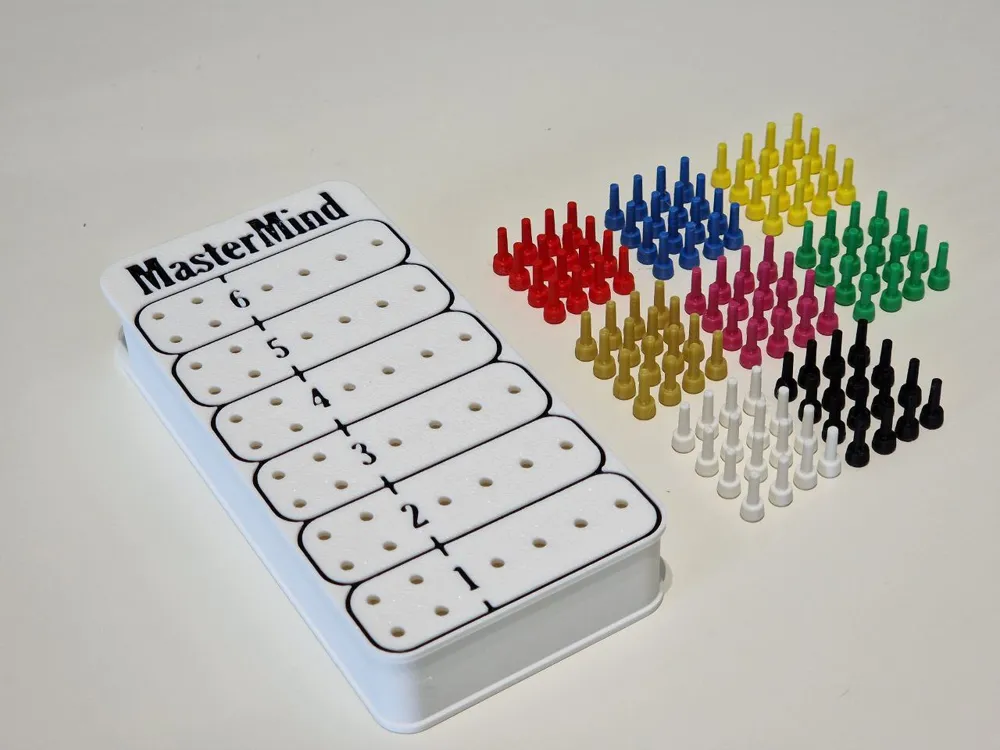 MasterMind Brake the Code Mini Pocket Boardgame by Hodzinets - MakerWorld