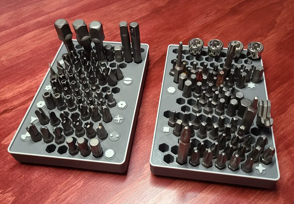 Gridfinity Hex Driver Bit Storage by bpace - MakerWorld