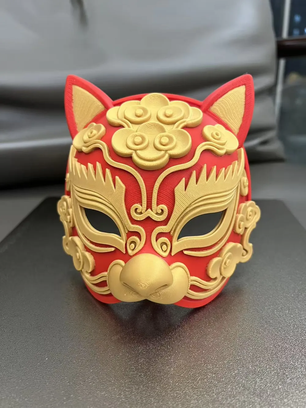 Chinese Opera Cat Mask by WONDER MakerWorld: Download Free 3D Models