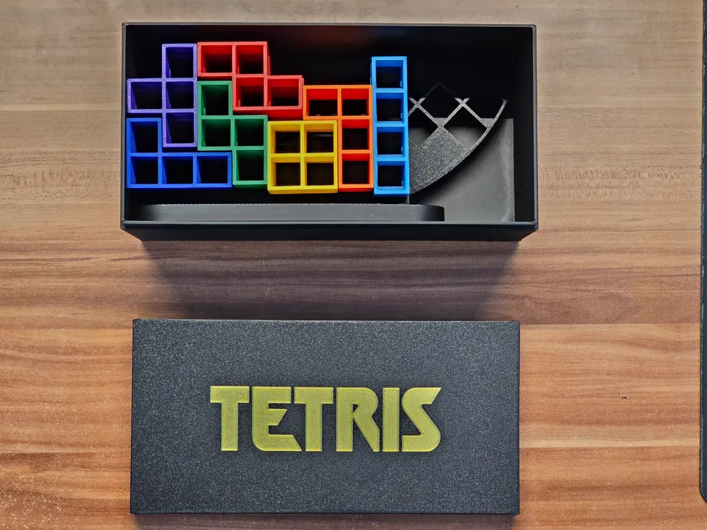 Box for Tetris balance game Remixed by AU3D - MakerWorld