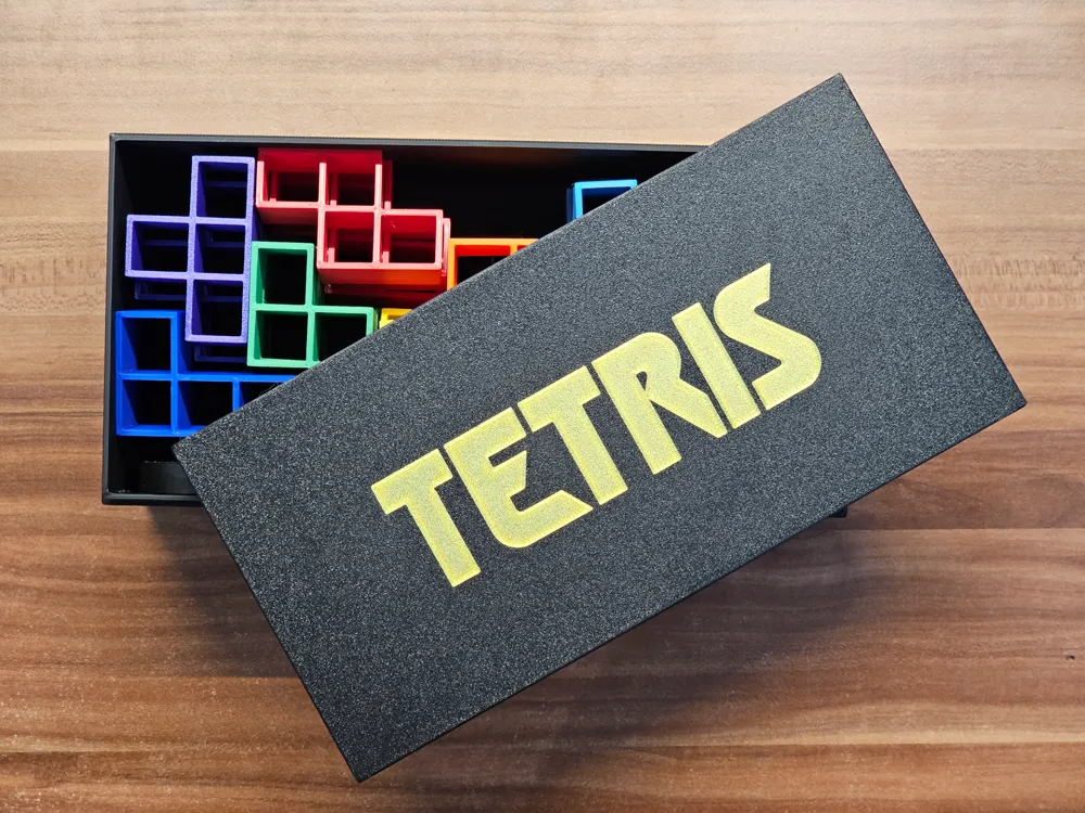 Box for Tetris balance game Remixed by AU3D - MakerWorld