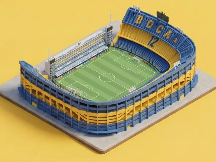 Boca Juniors 3D Stadium CABJ Argentine Football by Ocilirca MakerWorld ...