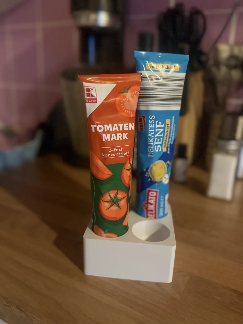 Fridge Organizer: Stand for Tomato Paste Tubes - Free 3D Print Model ...