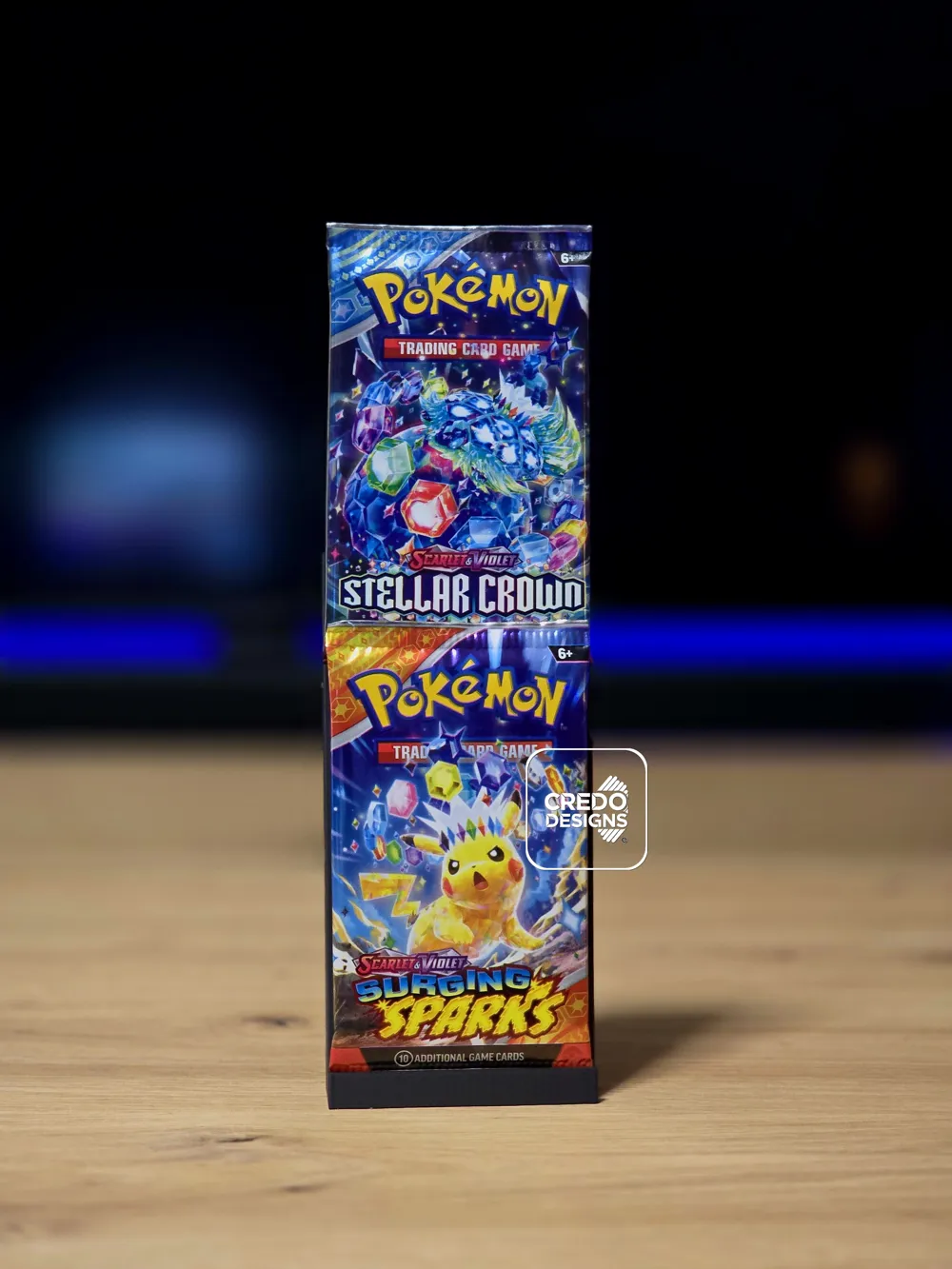Pokémon TCG Booster Pack Display Stand - Free 3D Print Model - MakerWorld