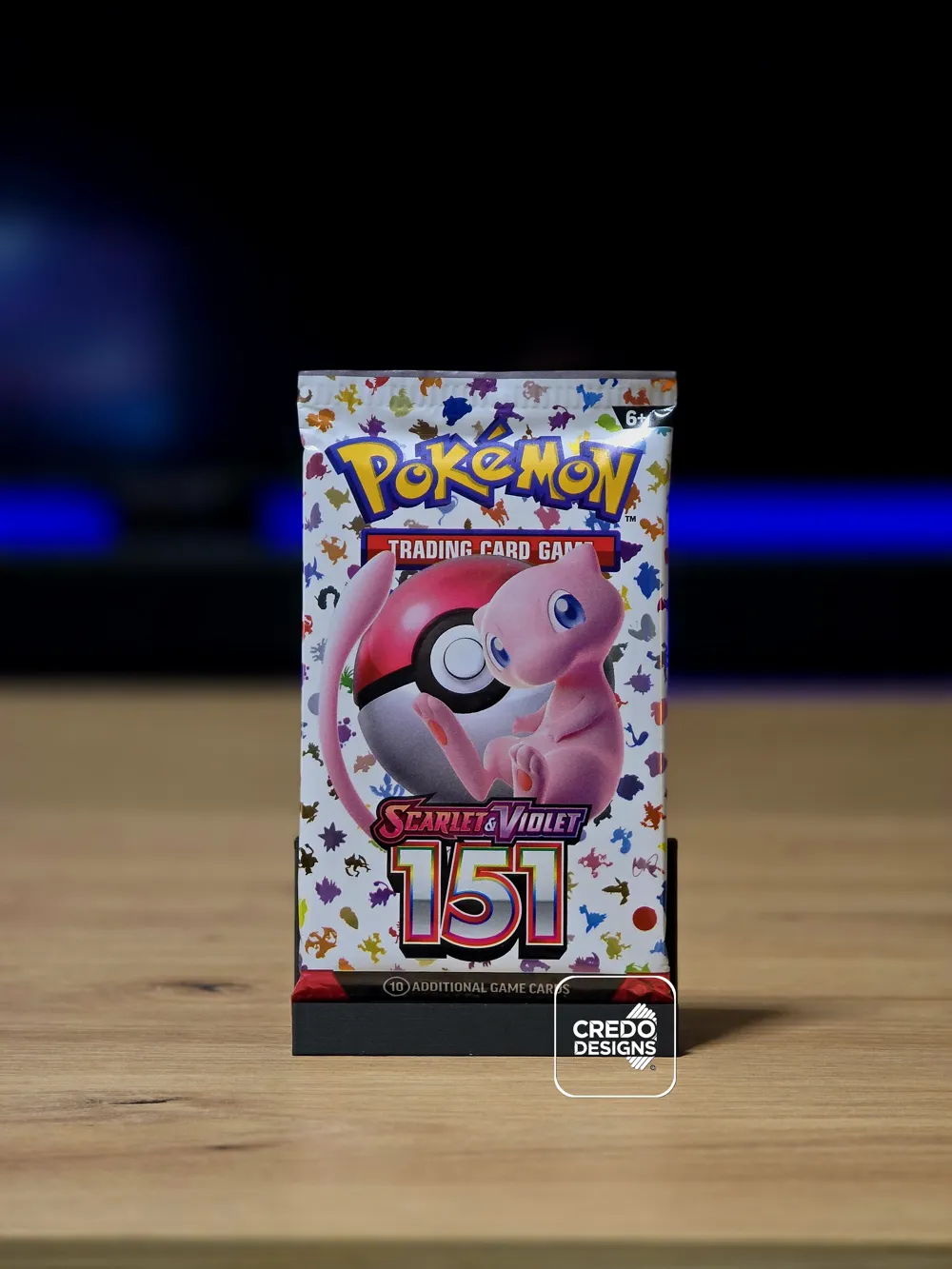 Pokémon TCG Booster Pack Display Stand - Free 3D Print Model - MakerWorld