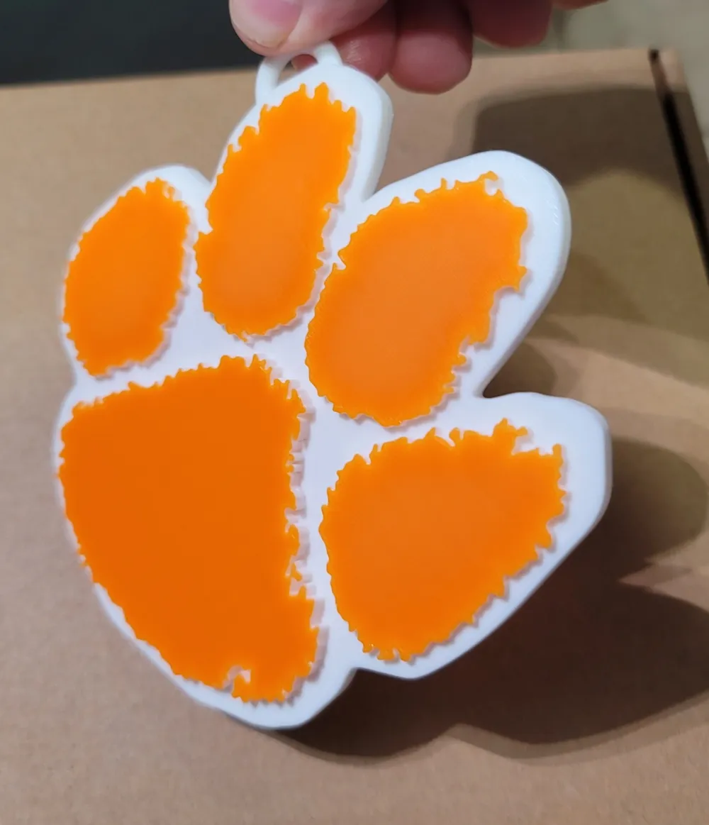 CLEMSON 3D Logo 180mm series by mercadogarzas - MakerWorld