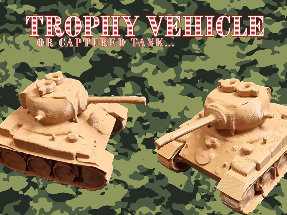 Captured Tank | Trophy Vehicle by 3d-PrintCreator - MakerWorld