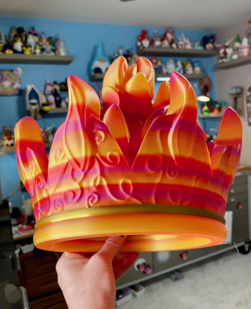 Ring of Fire Crown by FunFam3D MakerWorld: Download Free 3D Models