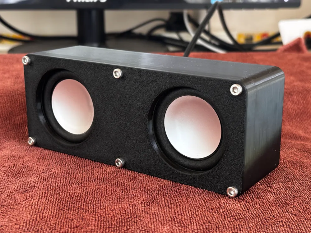 Desktop Speaker Enclosure - Free 3D Print Model - MakerWorld