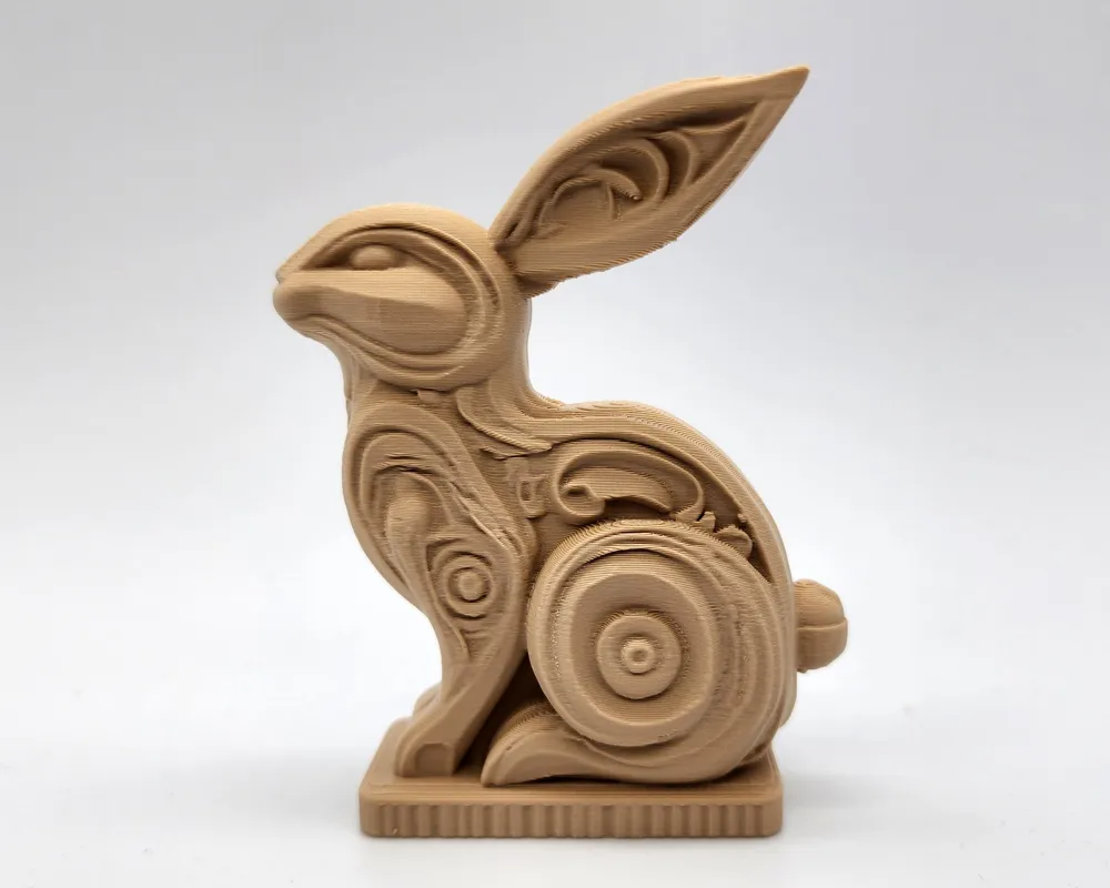 Wood-Carved Rabbit #2 by Triple G WorkshopMakerWorld: Download Free 3D ...
