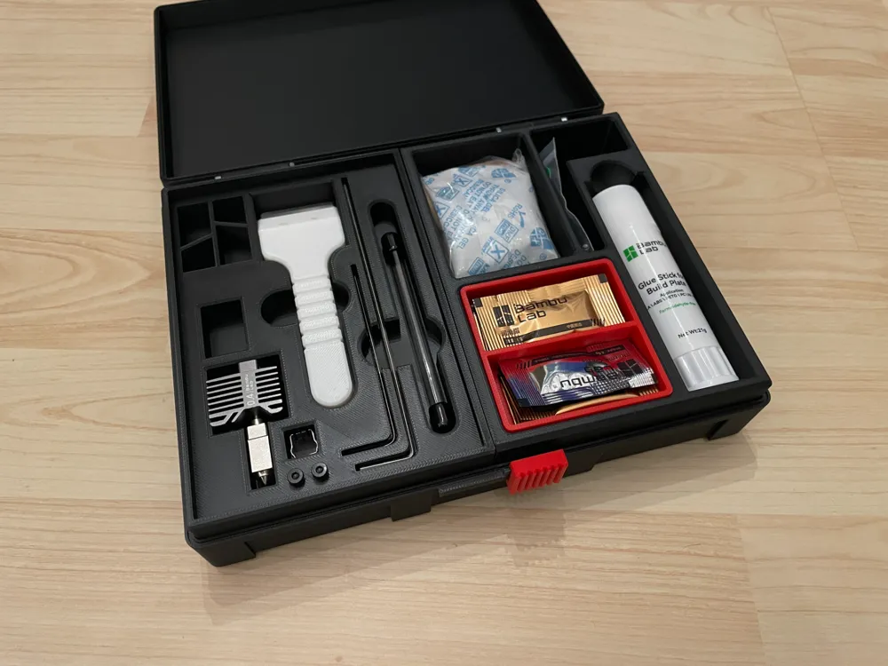 Bambu Lab P1S, P1P, X Toolbox Accessories + Scraper by adi_1204 ...