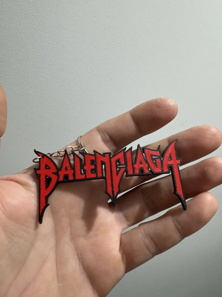 Balenciaga Underground Keychain - Free 3D Print Model - MakerWorld