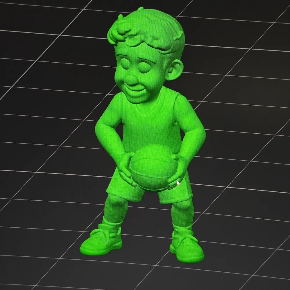 Basketball player - figurine by helder.bernardoMakerWorld: Download ...