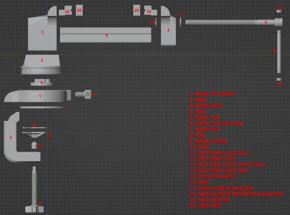 Desktop Vise by SYST3M_OVERIDE MakerWorld: Download Free 3D Models