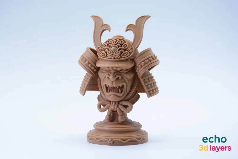 Samurai Mask Bust – Decorative Sculpture by Echo 3D Layers MakerWorld ...