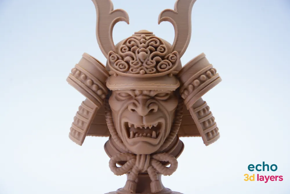 Samurai Mask Bust – Decorative Sculpture by Echo 3D Layers MakerWorld ...